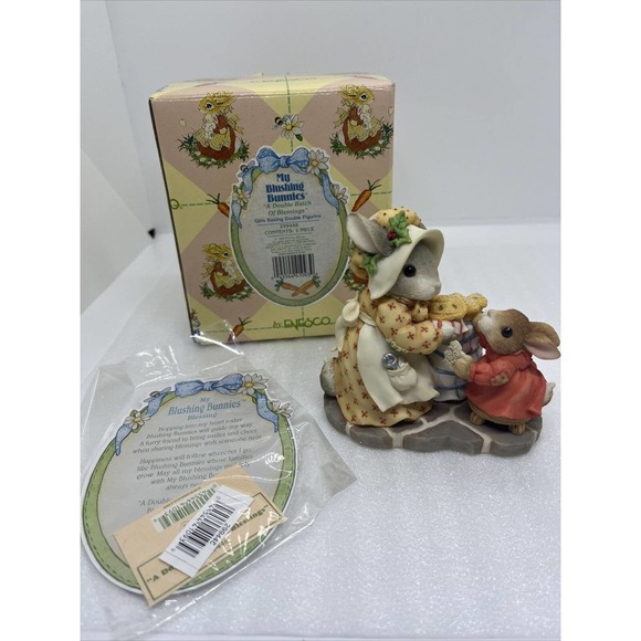 Enesco | Accents | My Blushing Bunnies A Double Batch Of Blessings ...